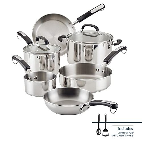 Click here for Farberware Brilliance Stainless Steel 10-pc. Cookw... prices
