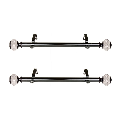 Click here for Rod Desyne Inez 1 IN Adjustable Side Curtain Rod... prices