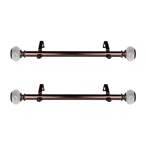 Click here for Rod Desyne Ironwood 1 IN Adjustable Side Curtain R... prices