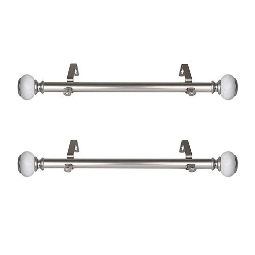 Click here for Rod Desyne Vernon 1 IN Adjustable Side Curtain Rod... prices