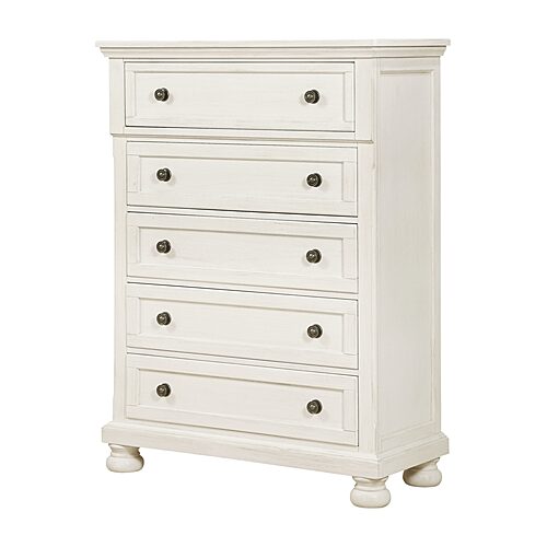 Click here for Avalon Furniture Wright 5 Drawer Chest in Oyster W... prices