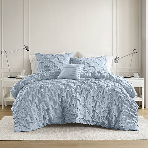 Click here for 510 Design Bailey Diamond Pintuck Comforter Set wi... prices