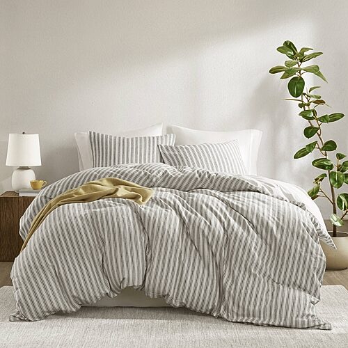 Click here for Madison Park Etta Striped 3-Pc. Duvet Cover Set  Q... prices