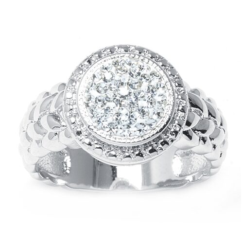 Click here for Sparkle Allure Pure Silver Over Brass Clear Crysta... prices