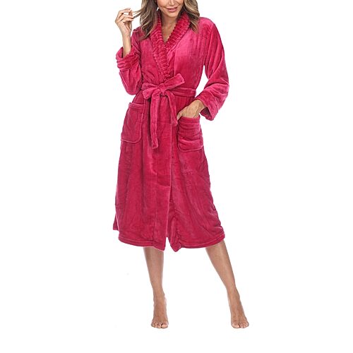 Click here for Womens White Mark Cozy Lounge Robe prices