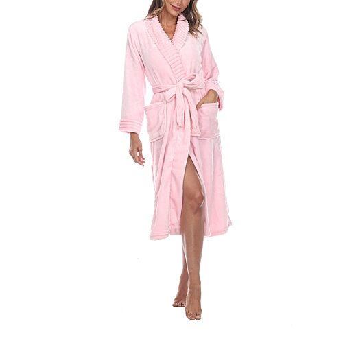 Click here for Womens White Mark Cozy Lounge Robe prices