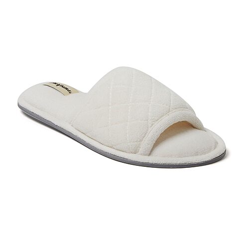 Click here for Dearfoams Womens Microfiber Terry Slide Slipper  O... prices