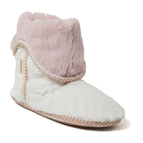 Click here for Dearfoams Beth Furry Bootie - Muslin prices