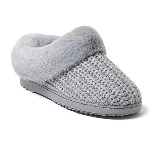 Click here for Dearfoams Womens Hannah Festive Knit Clog House Sh... prices