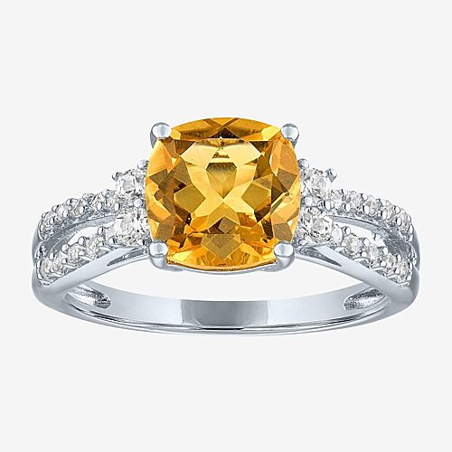 Click here for Womens Genuine Yellow Citrine Sterling Silver Side... prices