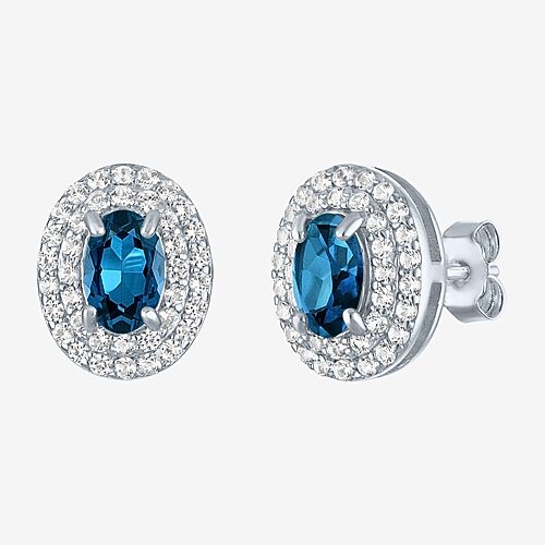 Click here for Gemstone & Lab-Created White Sapphire Sterling Sil... prices