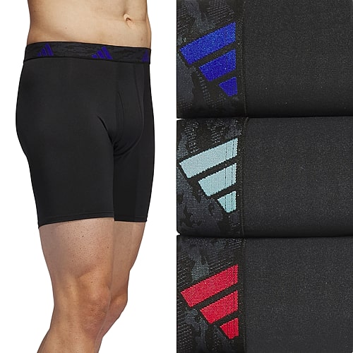 Click here for adidas Performance Microfiber Mens 3 Pack Boxer Br... prices