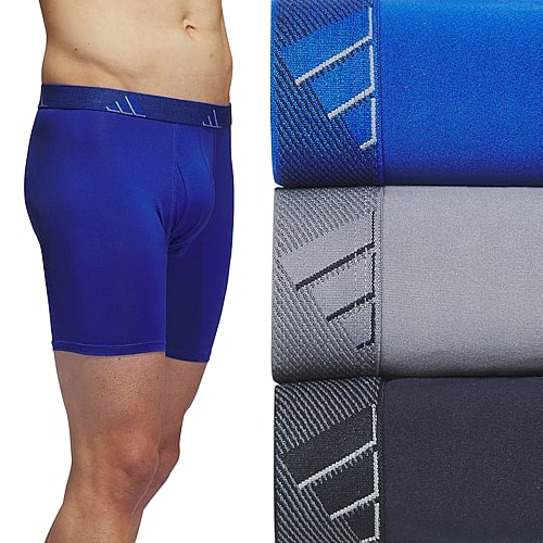 Click here for adidas Performance Microfiber Mens 3 Pack Boxer Br... prices