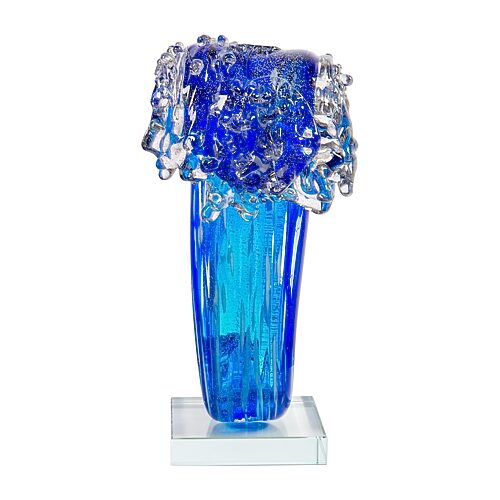 Click here for Dale Tiffany Iceland Wave Art Glass Sculpture  One... prices