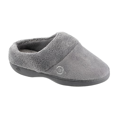 Click here for Isotoner Hoodback Womens Clog Slippers  7-8  Gray prices