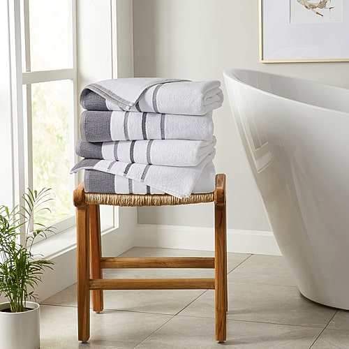 Click here for Linery Luxury Cotton Decorative 4-pc. Quick Dry St... prices