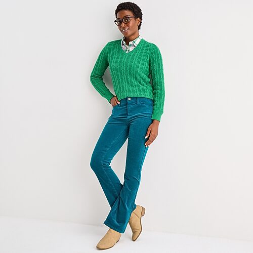 Click here for St. Johns Bay Womens Mid Rise Bootcut Corduroy Pan... prices