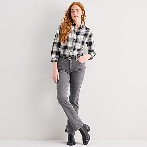 Click here for St. Johns Bay Womens Mid Rise Bootcut Corduroy Pan... prices
