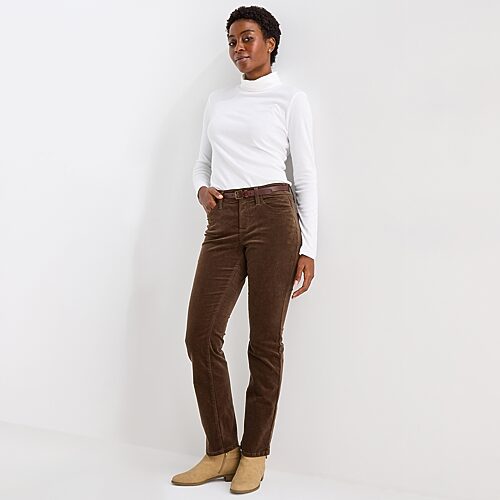 Click here for St. Johns Bay Womens Mid Rise Straight Corduroy Pa... prices