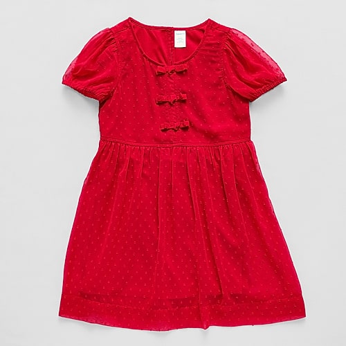 Click here for Thereabouts Little & Big Kid Girls Short Sleeve A-... prices