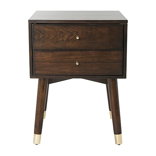 Click here for Lyla 2-Drawer Nightstand  One Size  Brown prices