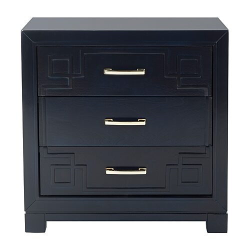 Click here for Raina 3-Drawer Nightstand  One Size  Blue prices