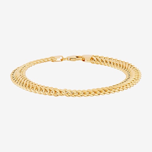 Click here for Made in Italy Womens 14K Gold Hollow 7.25 Inch Lin... prices