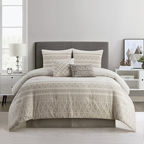 Click here for Stratford Park Cleluya Cotton Jacquard 6-Pc. Comfo... prices