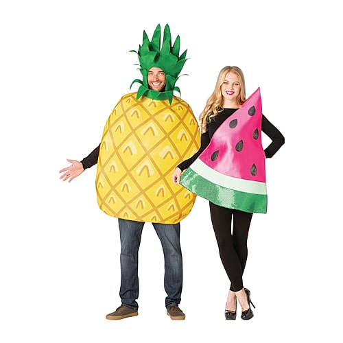 Click here for Unisex Adult Pineapple & Watermelon Couples Costum... prices
