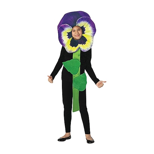 Click here for Little & Big Kid Unisex Purple Pansy Flower Costum... prices