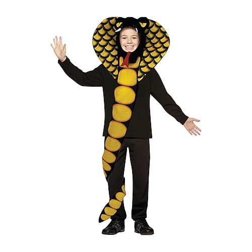 Click here for Little & Big Kid Unisex Cobra Costume  Large  Yell... prices