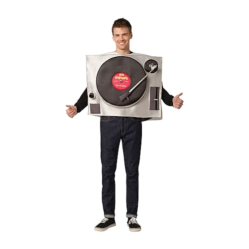 Click here for Unisex Adult Turntable Costume  Large  Black prices