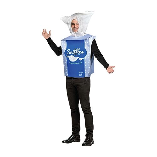 Click here for Unisex Adult Facial Tissues Box Costume  Large  Bl... prices