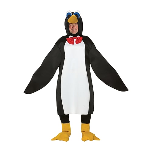 Click here for Unisex Adult Penguin Costume  Large  Black prices
