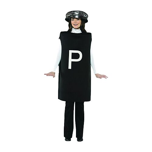 Click here for Unisex Adult Pepper Costume  Large  Black prices
