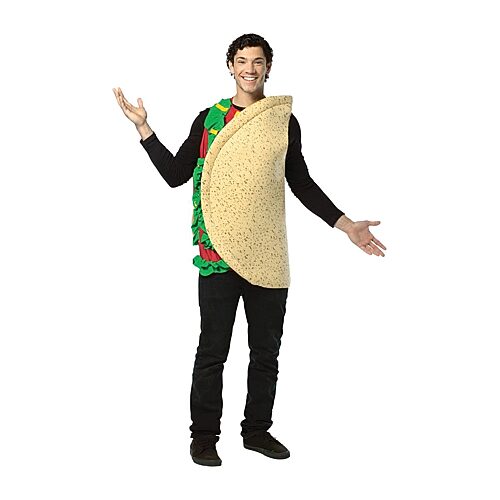 Click here for Unisex Adult Taco Costume  Large  Yellow prices