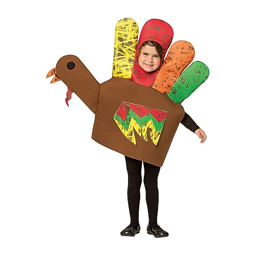 Click here for Little & Big Kid Unisex Hand Turkey Costume  Small... prices