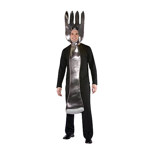 Click here for Unisex Adult Fork Costume  Large  Gray prices