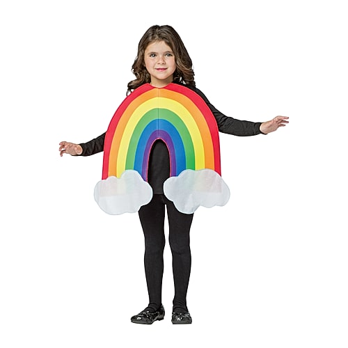 Click here for Little & Big Kid Unisex Rainbow Costume  Small (4-... prices