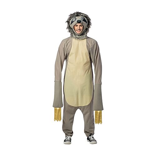 Click here for Unisex Adult Sloth Costume  Large  Brown prices