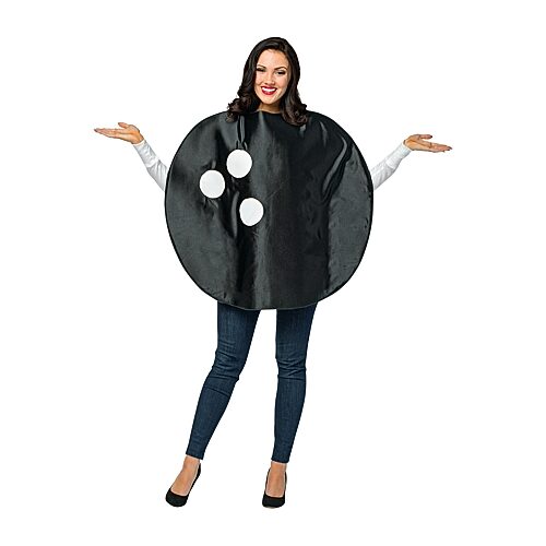 Click here for Unisex Adult Lets Bowl Ball Costume  Large  Black prices