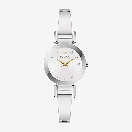 Click here for Bulova Womens Marc Anthony Modern Diamond Accent S... prices