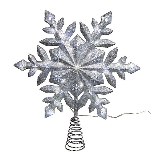 Click here for Kurt S. Adler 25-Light LED Glittered Snowflake Tre... prices