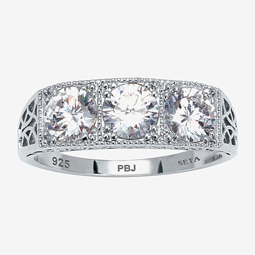 Click here for Diamonart Womens 4 1/2 CT. T.W. Cubic Zirconia Pla... prices