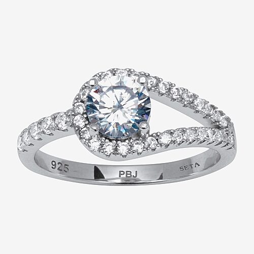 Click here for Diamonart Womens 1 1/3 CT. T.W. Cubic Zirconia Ste... prices