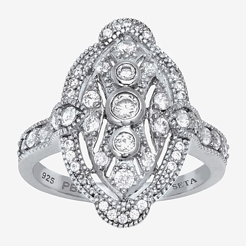 Click here for Diamonart Womens 3/4 CT. T.W. Cubic Zirconia Plati... prices