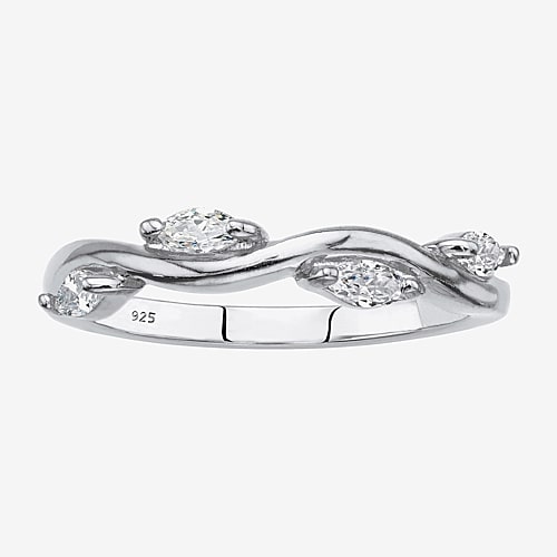 Click here for Diamonart Womens 2MM 3/8 CT. T.W. Cubic Zirconia S... prices