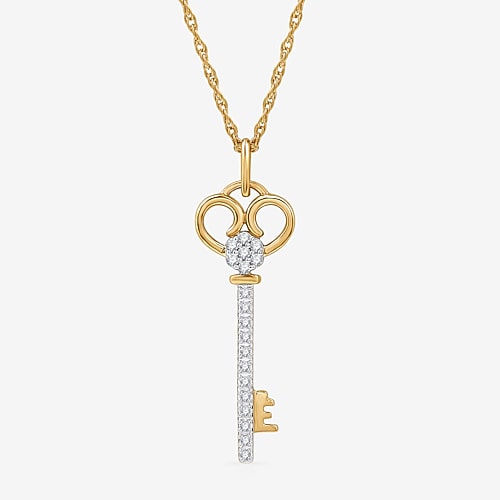 Click here for Diamond Blossom 1/10 CT.T.W. Natural Diamond 14K Y... prices