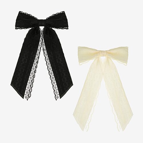 Click here for Bijoux Bar Lace 2-pc. Hair Bow  One Size  Black prices