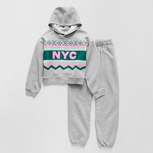 Click here for Xersion Fleece Little & Big Kid Girls 2-pc. Pant S... prices